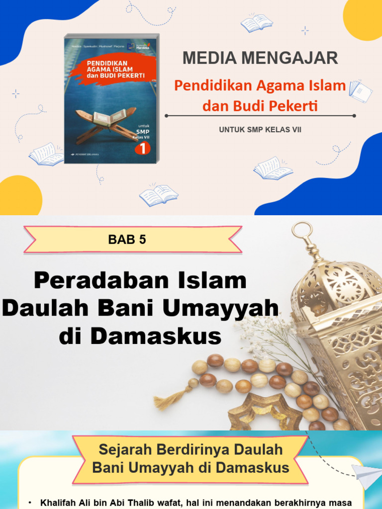 BAB 5 - Peradaban Islam Daulah Bani Umayyah Di Damaskus | PDF