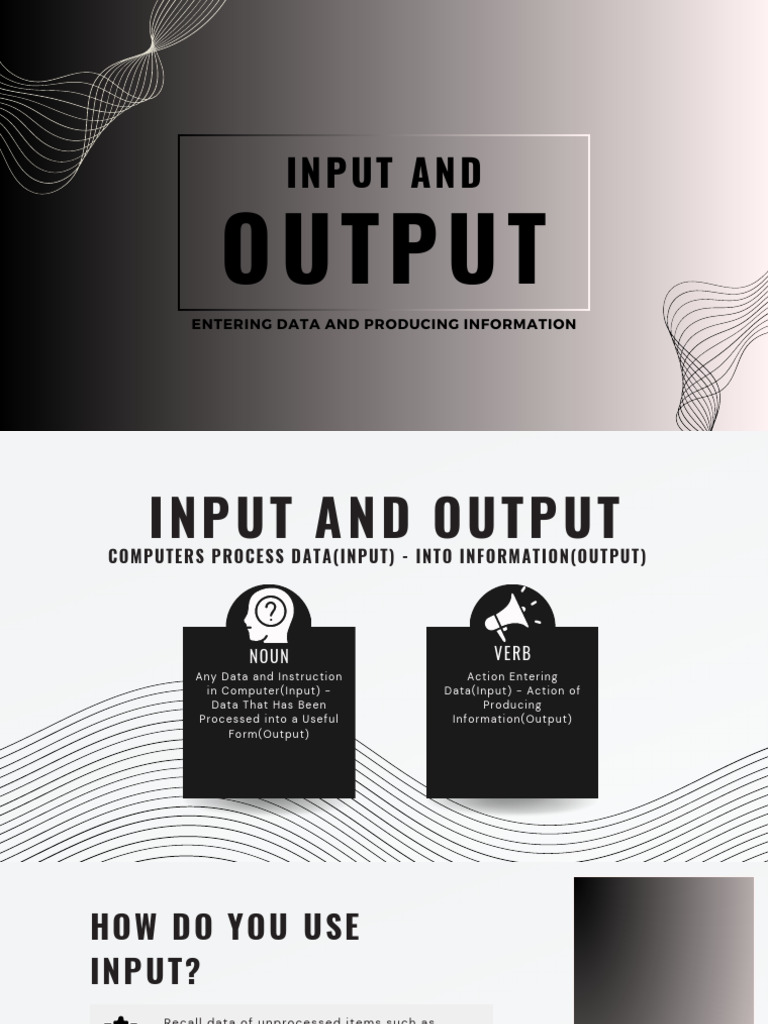 White Creative Doodle Brainstorming Presentation | PDF | Input/Output ...