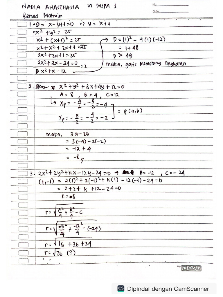 Remedial Matmin - Nadia Anasthasia | PDF