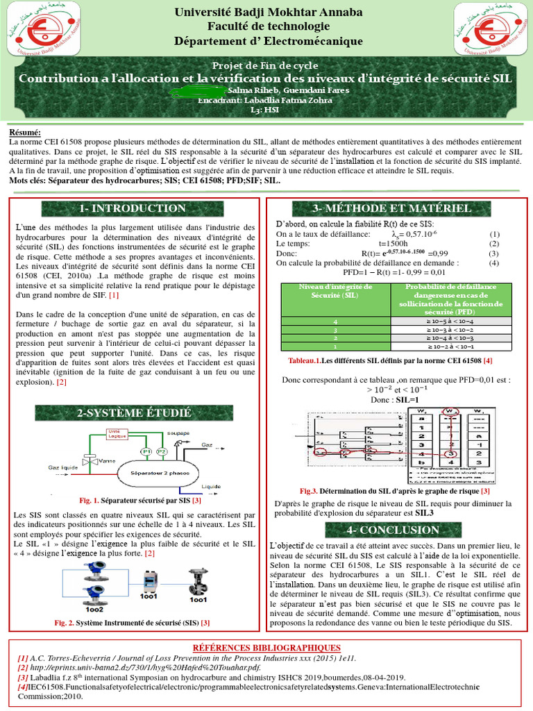 Poster L3HSI Salma | PDF | Sécurité