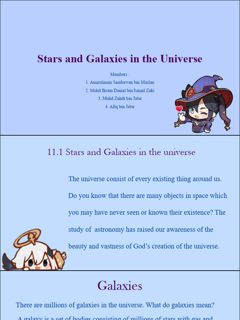Overview of Stars and Galaxies | PDF | Stars | Galaxy
