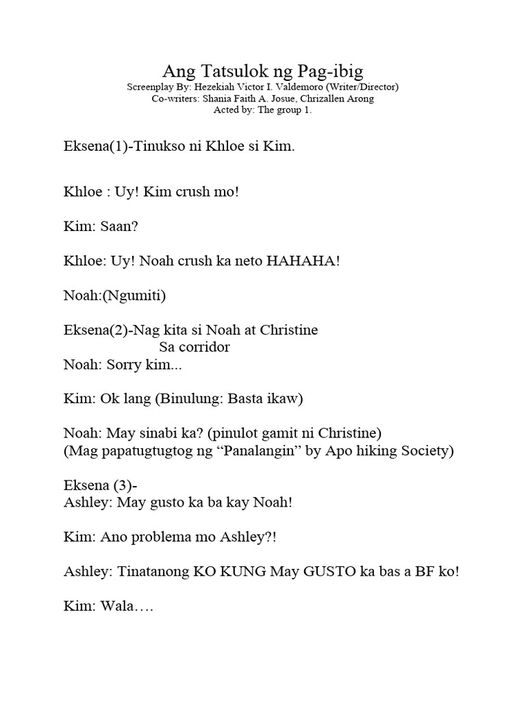 Ang Tatsulok NG Pag | PDF