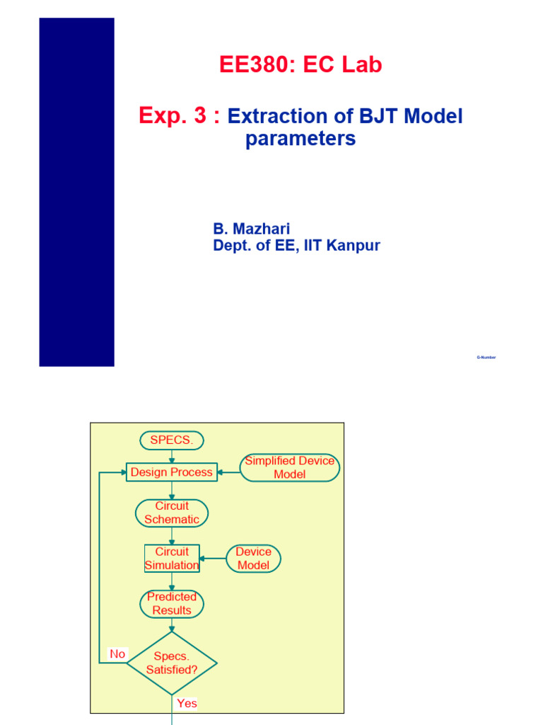 EE380 Exp 3 | PDF | Electrical Network | Bipolar Junction Transistor