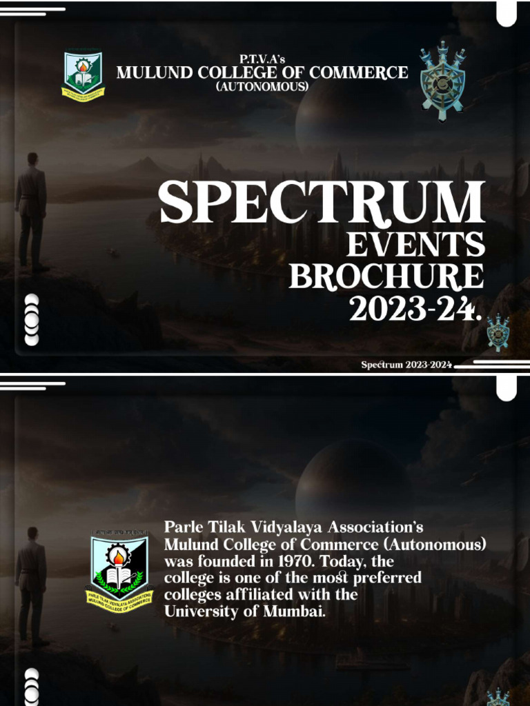 Spectrum 2023 Main Brochure | PDF