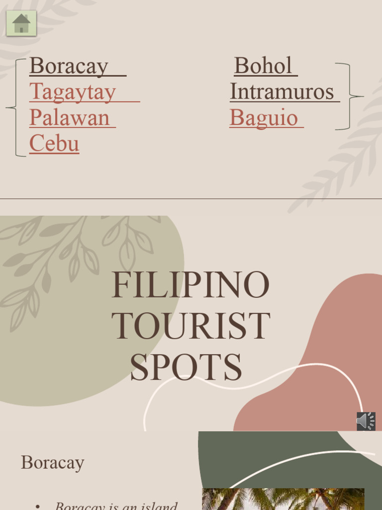 Filipino Tourist Spots | PDF | Philippines