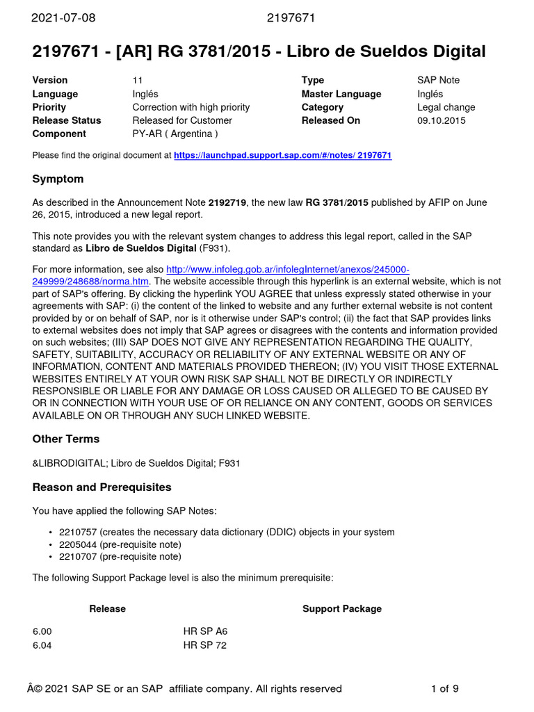 Libro de Sueldos Digital F931 Guide | PDF | Information | Business