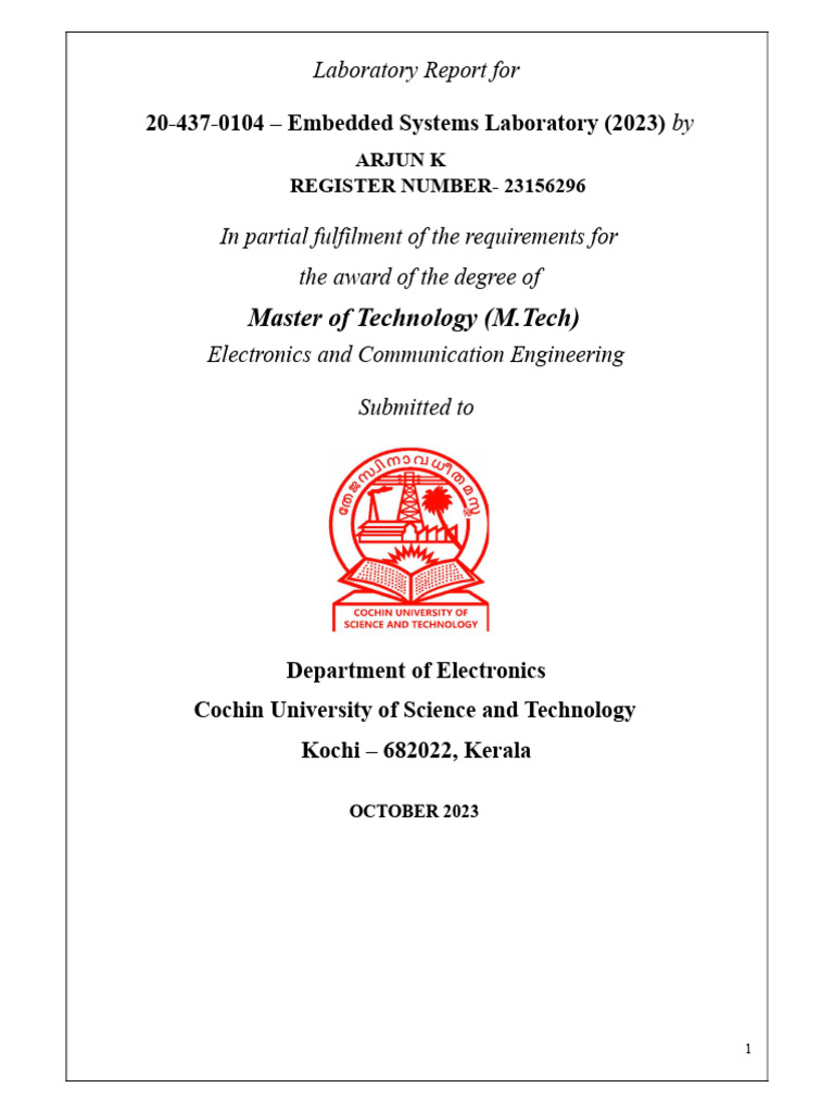 F1 Merged | PDF | Microcontroller | Embedded System