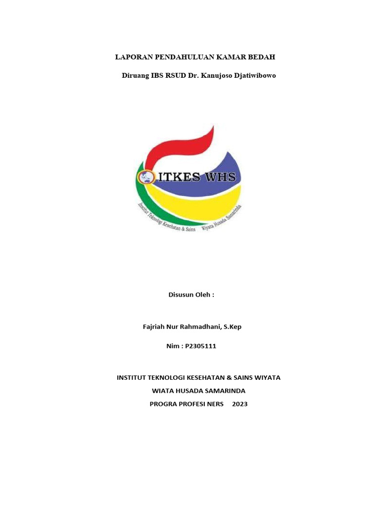 LP Kamar Bedah | PDF