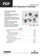 Product Data Sheet Rosemount 3144p Temperature Transmitter en 73128 ...
