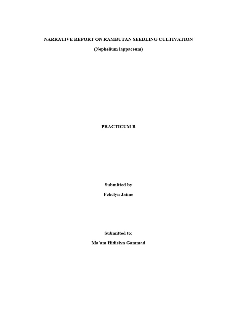 Febelyn FINAL | PDF | Weed | Climate Resilience