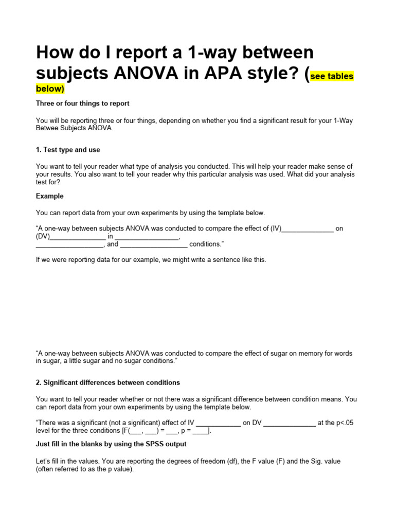 3c. Anova Table and Interpretation | PDF | Analysis Of Variance ...