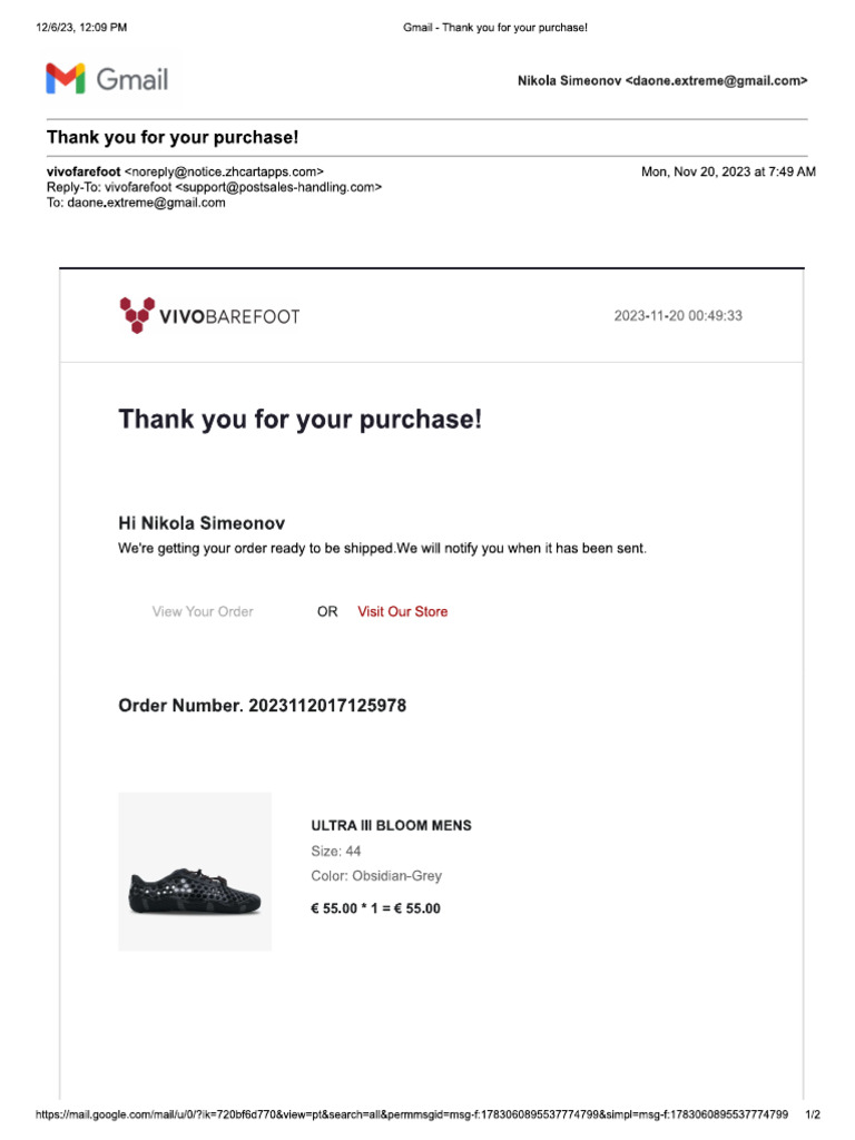Order Confirmation2 | PDF