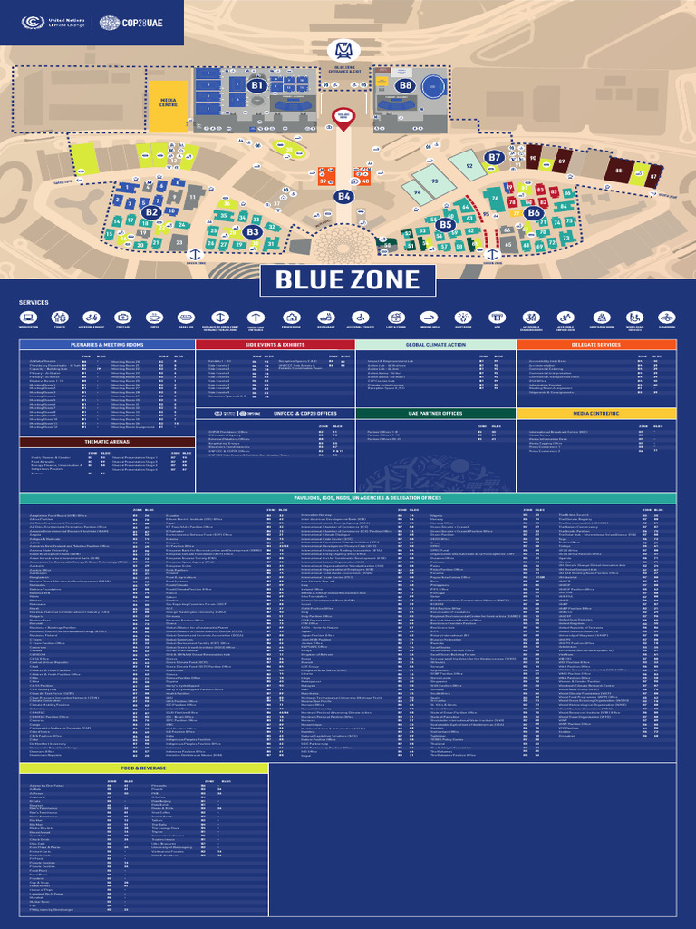 Cop 28 Map Blue Zone V5 | PDF | Economy Related Organizations | Economies