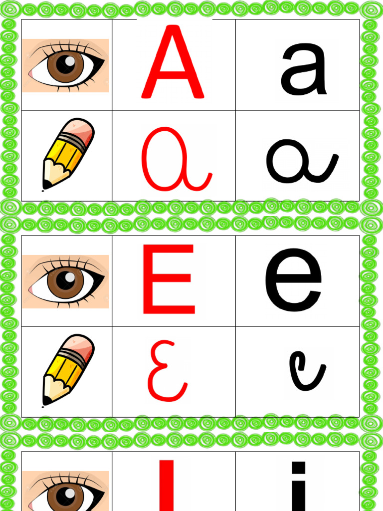 Las Vocales Metodo Matte | PDF