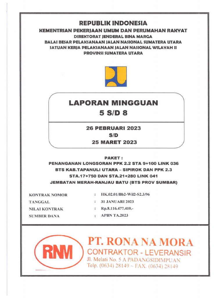 Laporan Mingguan 5-8 | PDF