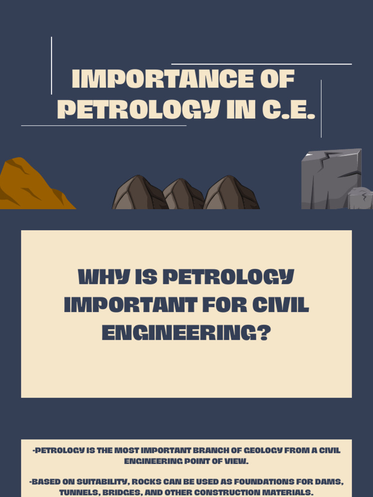 Importance of Petrology in Civil Engineering | PDF | Rock (Geology ...