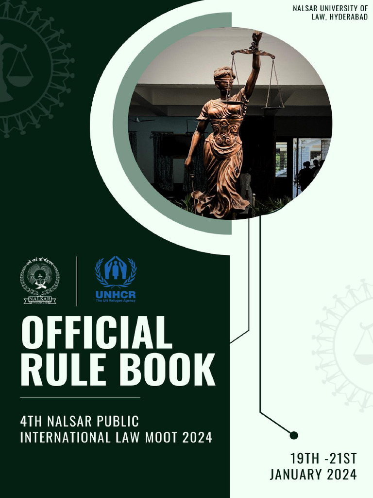 Official Rule Book - 4th NALSAR Public International Law Moot Court Competition 2024 | PDF ...