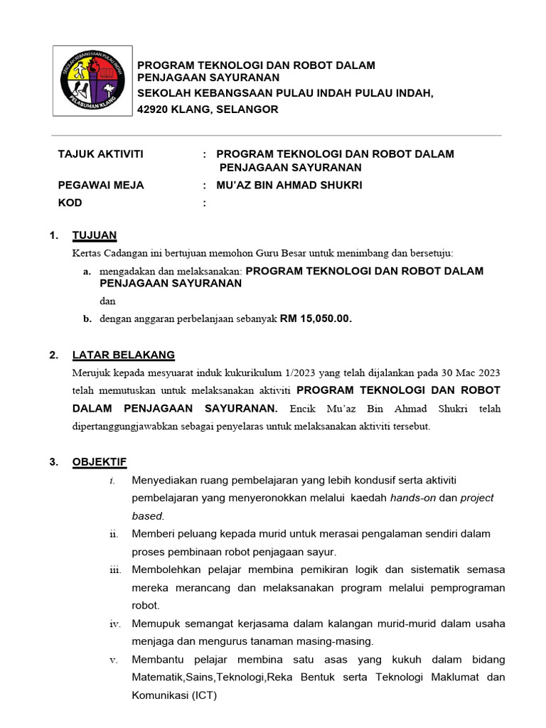 Kertas Kerja Rbt Pdf