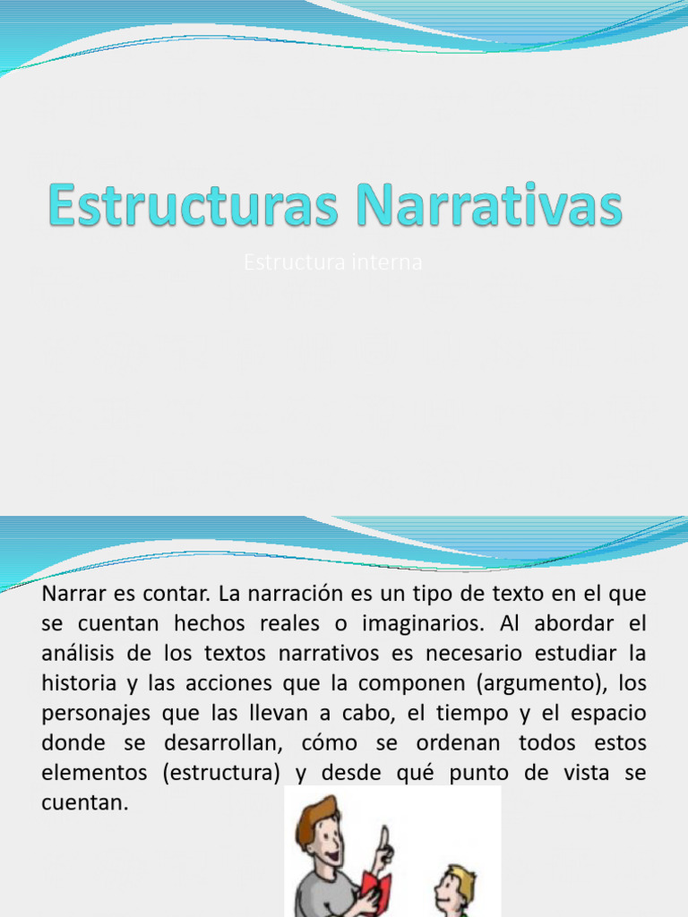 Estructuras Narrativas Pdf Narración