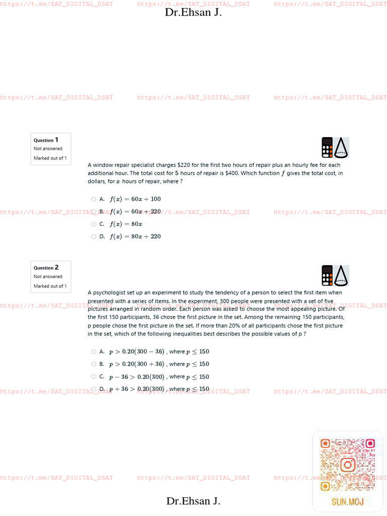 Math Test 2 Dr Ehsan Pdf Combinatorics Discrete Mathematics