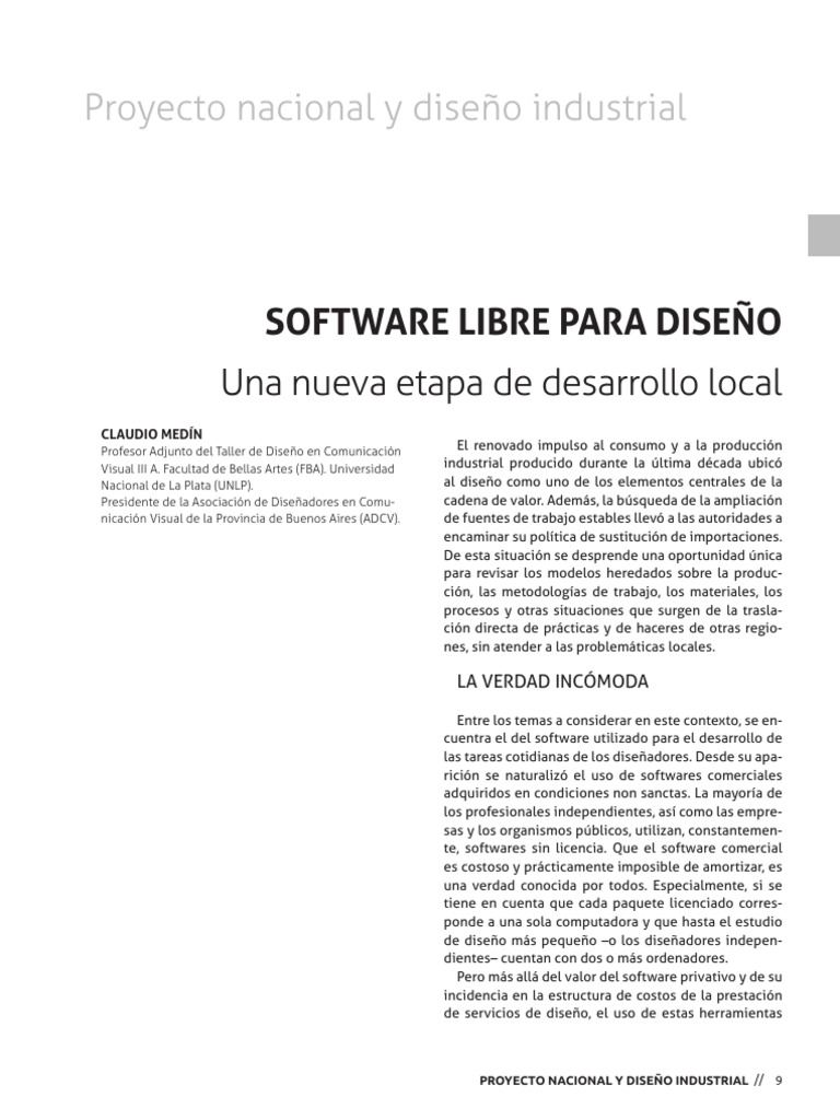 Software Libre para Diseno-108397108 | PDF | Software | Informática