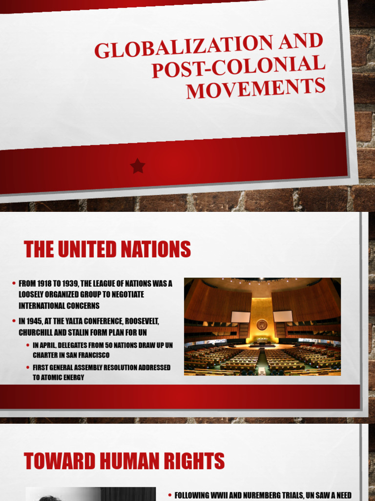 9 Postcolonial and Globalization | PDF | Pope Francis | United Nations