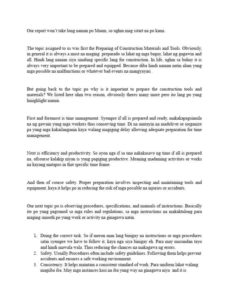 Tesda Report | PDF | Business