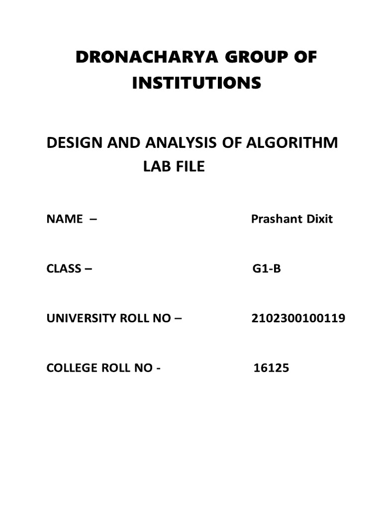 Prashant DAA File | PDF