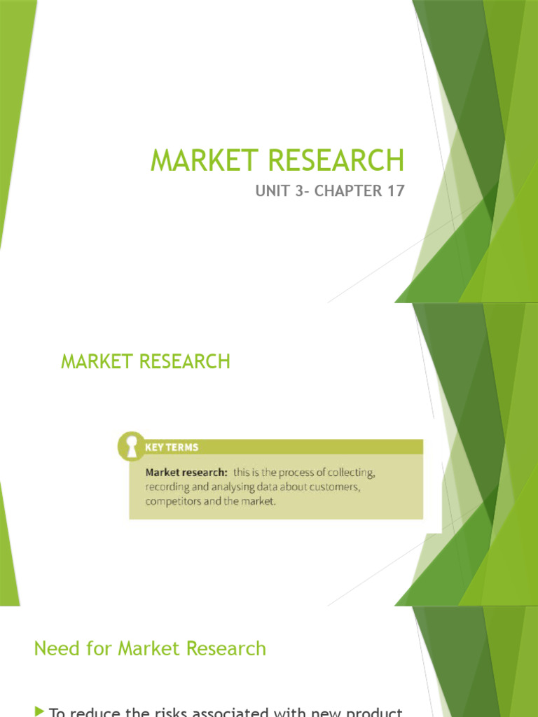 Chapter 17 - Market Research | PDF | Sampling (Statistics) | Survey ...