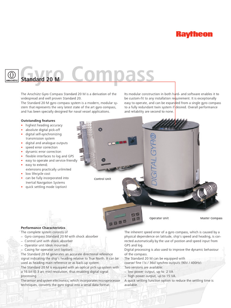 STD 20 M | PDF | Compass | Gyroscope