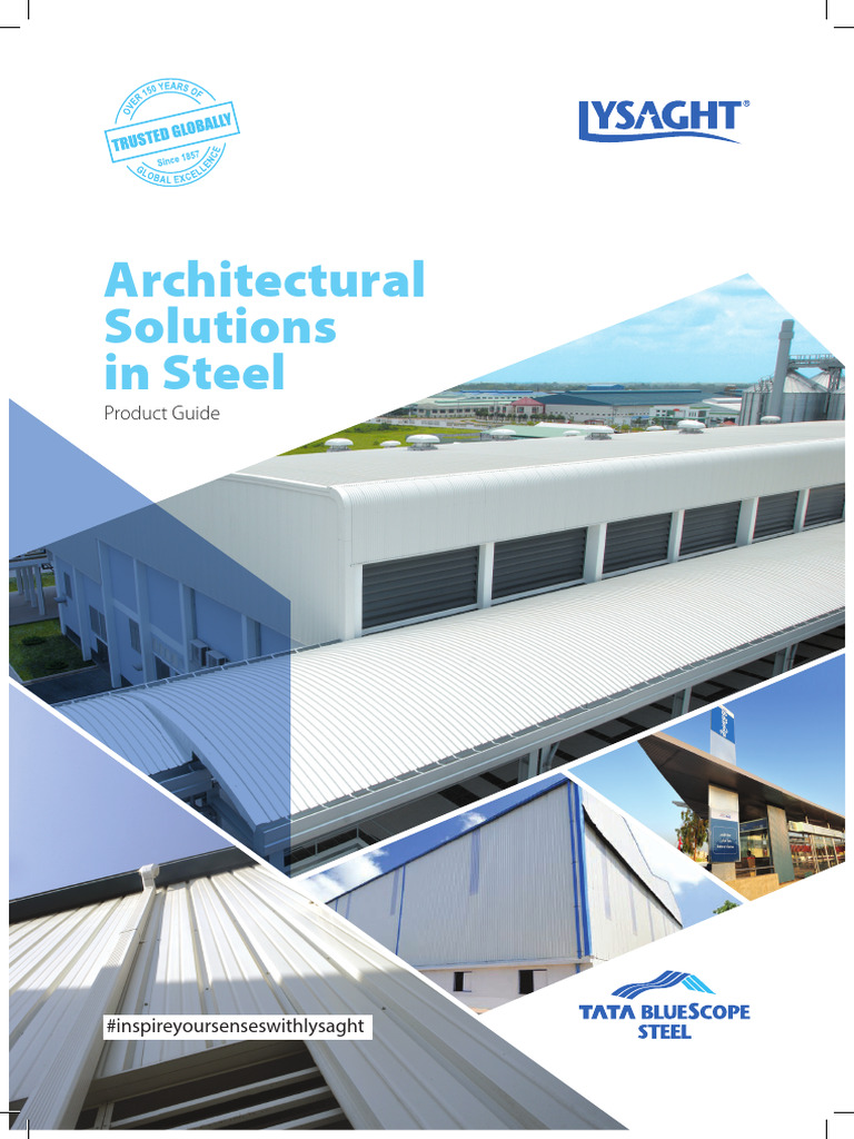 Architectural Solutions in Steel | PDF | Roof | Sheet Metal