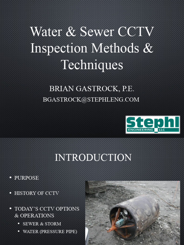 CCTV Inspection Methods and Techniques | Download Free PDF | Closed ...
