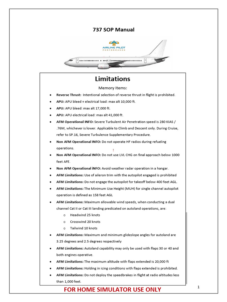 737 Virtual Type Rating | Download Free PDF | Cockpit | Aeronautics