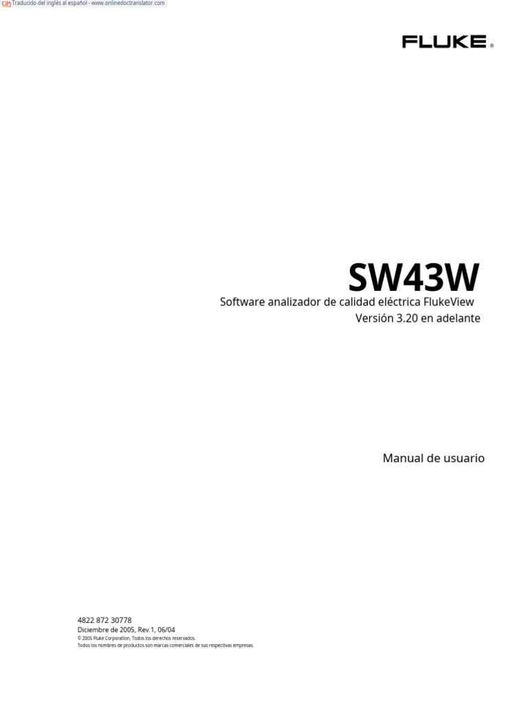 Fluke 43B Software Manual - En.es | PDF | Ventana (informática ...