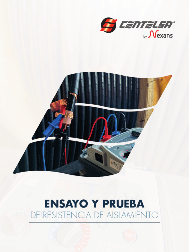 Boletín Ensayo de Prueba y Resistencia de Aislamiento | PDF | Aislador (Electricidad ...