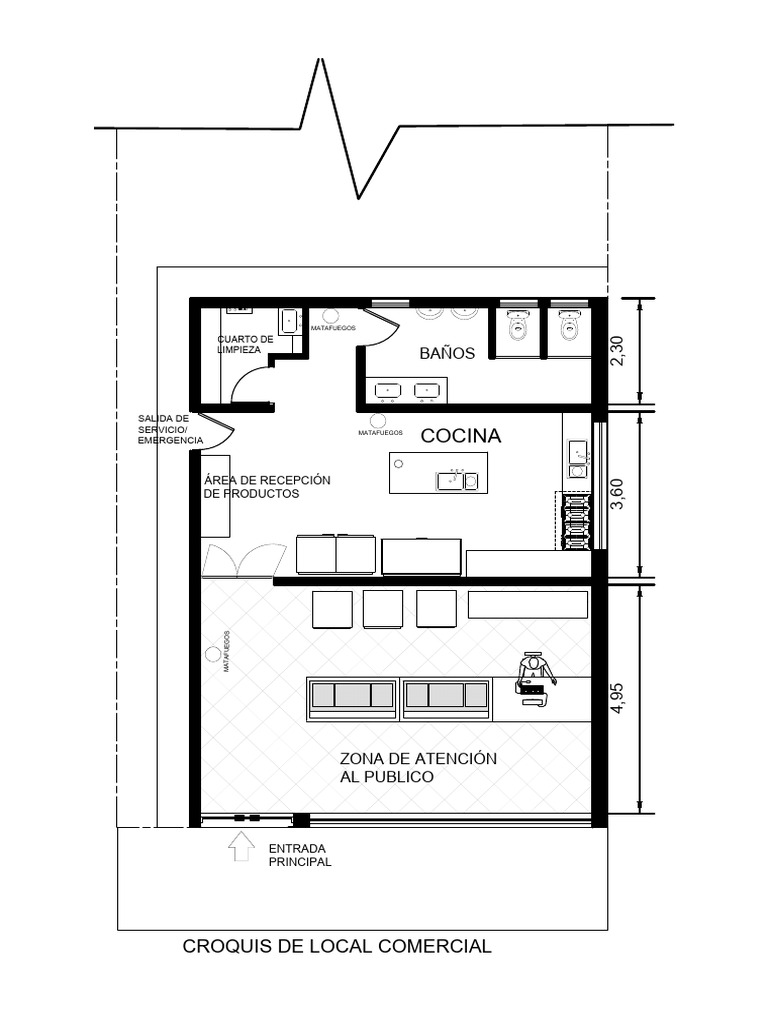 Croquis Local Comercial Camila R | PDF