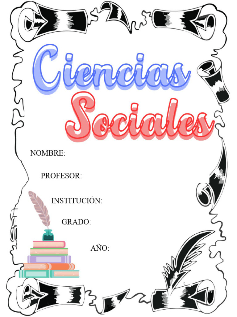 Caratulas para Ciencias Sociales | PDF