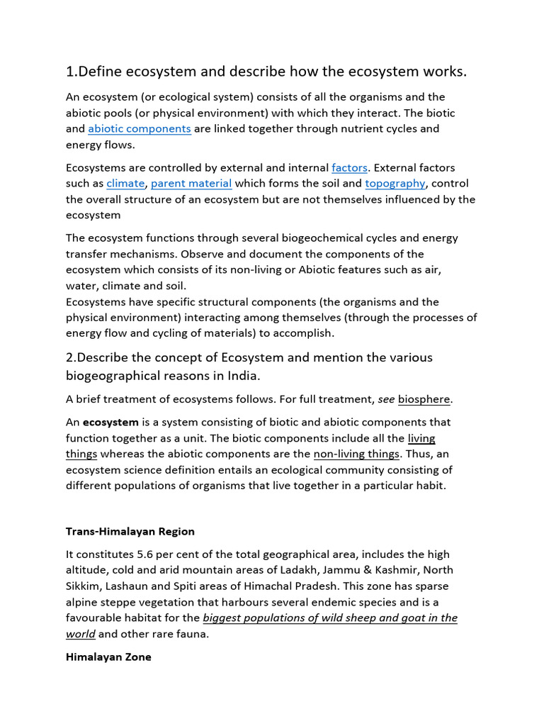 ENVIRONMENTAL1 Merged | PDF | Ecosystem | Food Web