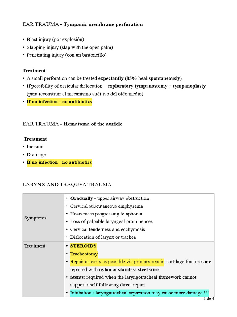 Traumatic Injuries | PDF | Injury | Nervous System