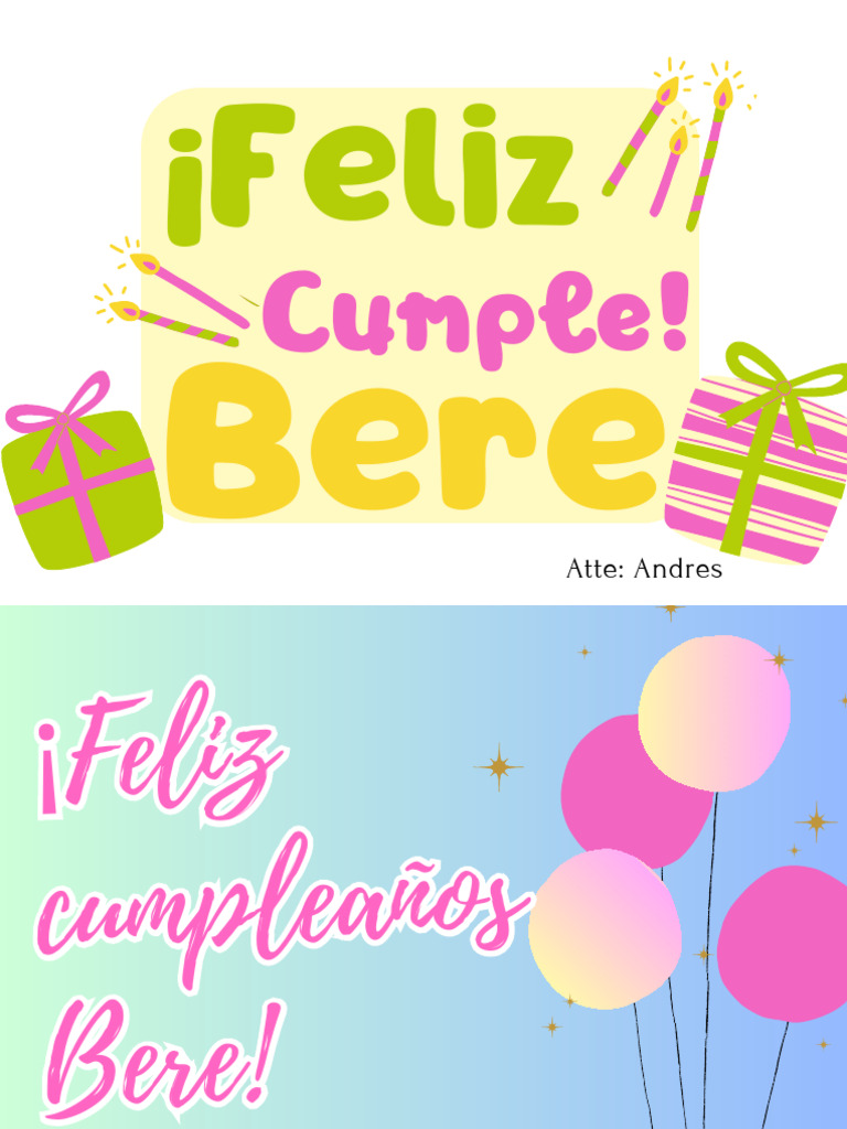 Cumple! | PDF