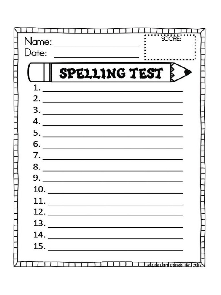 Spelling Model | PDF