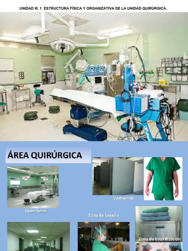 Áreas Del Quirófano | PDF | Esterilización (Microbiología) | Lavado de manos