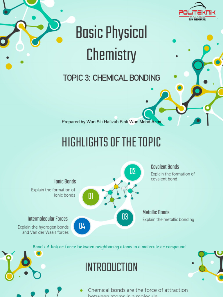 Topic 3 Chemical Bond | PDF | Chemical Bond | Ion