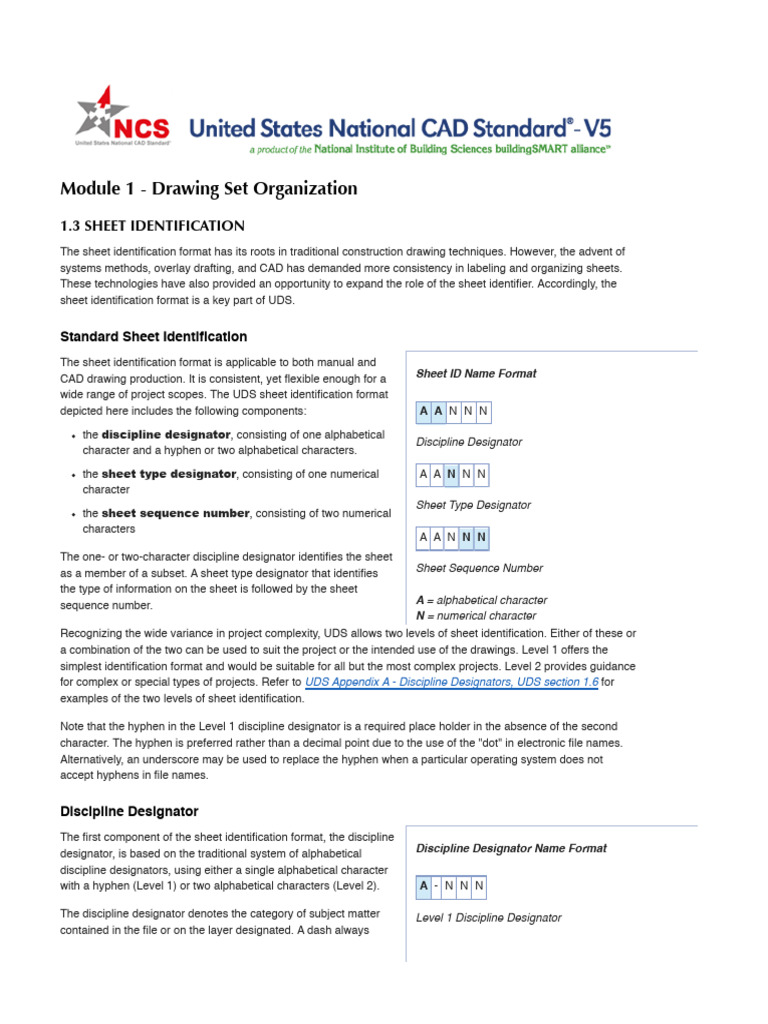 National CAD Standards - V5 | PDF | Specification (Technical Standard) | Computer Aided Design