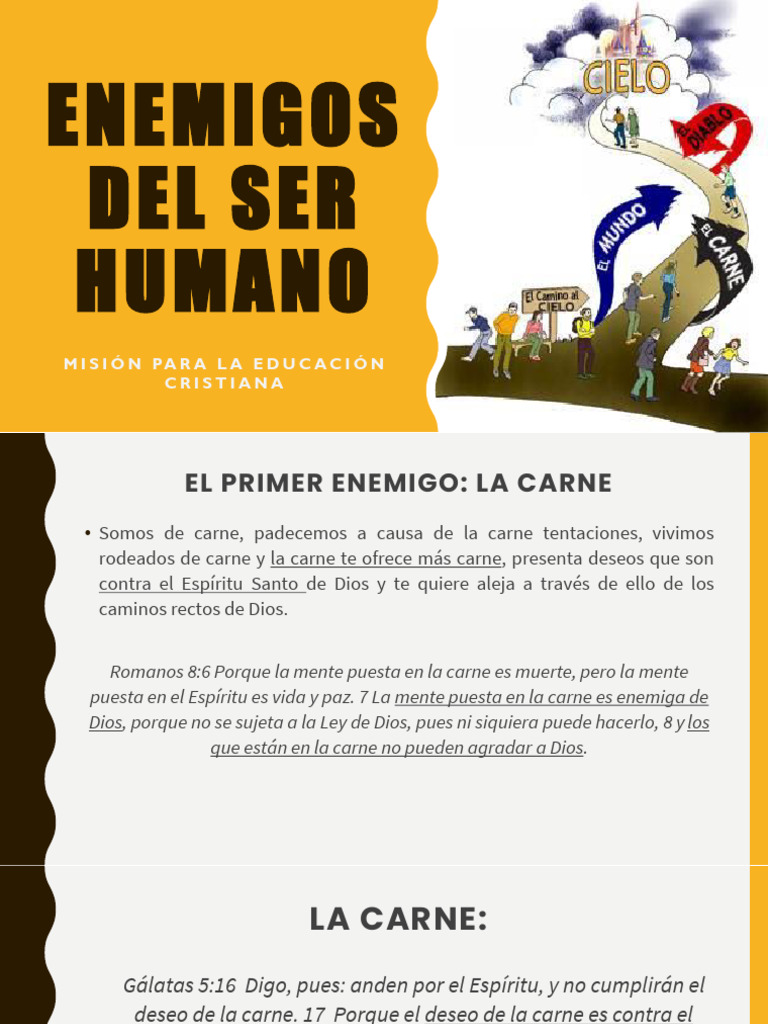 Enemigos del Ser Humano en la Fe | PDF | Ángel | Demonios