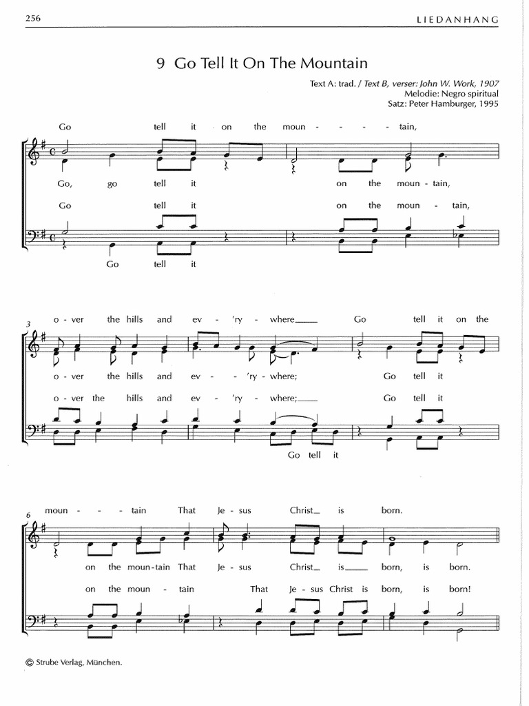 09 Go Tell It On The Mountain (Li) | PDF