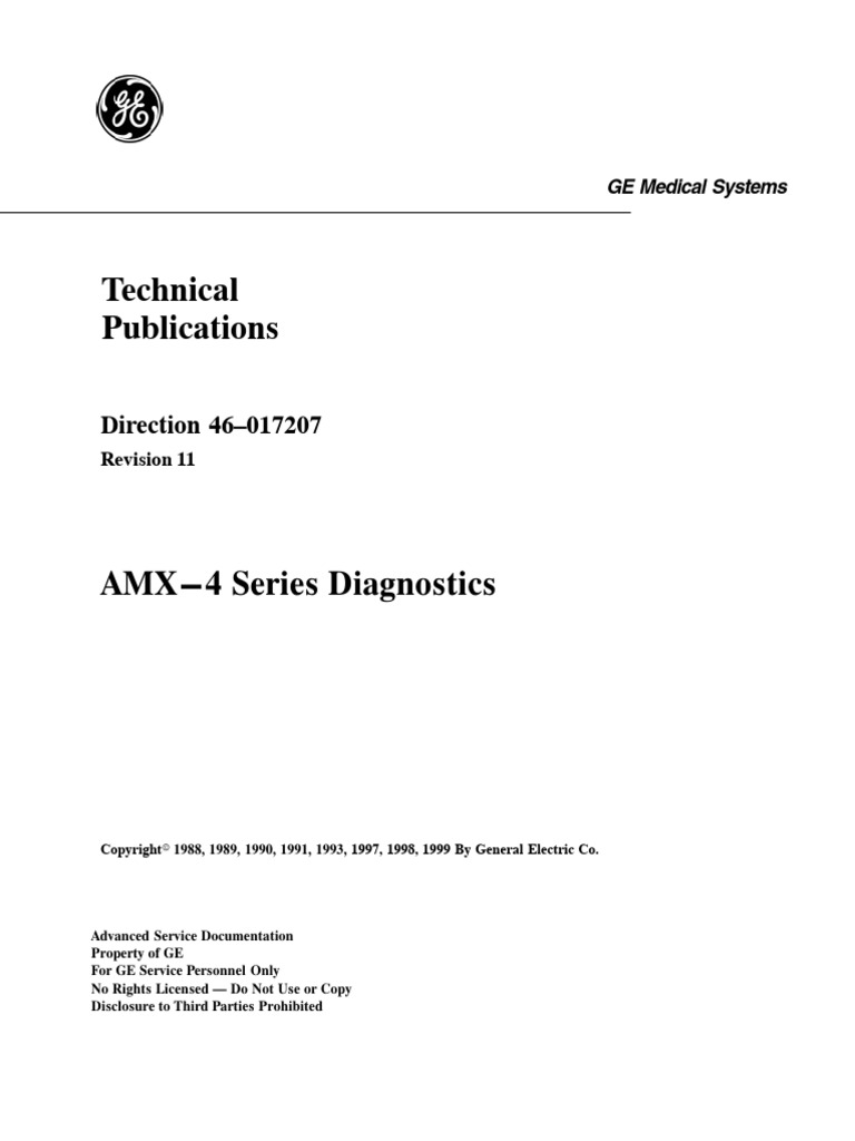 Amx4 Series Diagnostics | PDF
