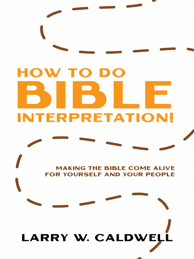 How To Do Bible Interpretation | PDF | Bible | Book Of Revelation