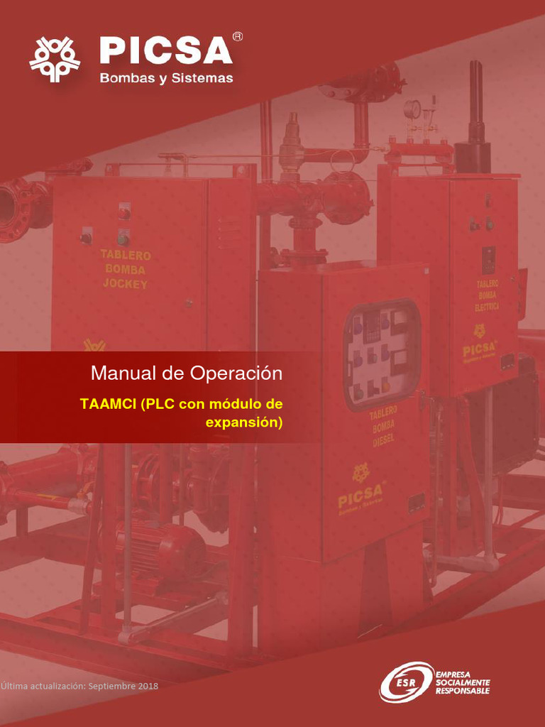 8.PICSA - Manual de Operacion Tablero PCI BBA Aux.-Diesel Modelo TAMMCI ...