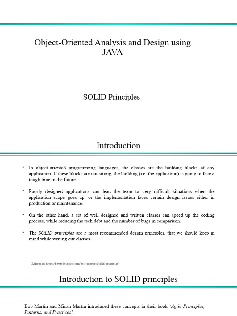 L39-40-SOLID Principles | PDF | Class (Computer Programming ...